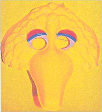 Big Bird PVC Mask - Carnival Store