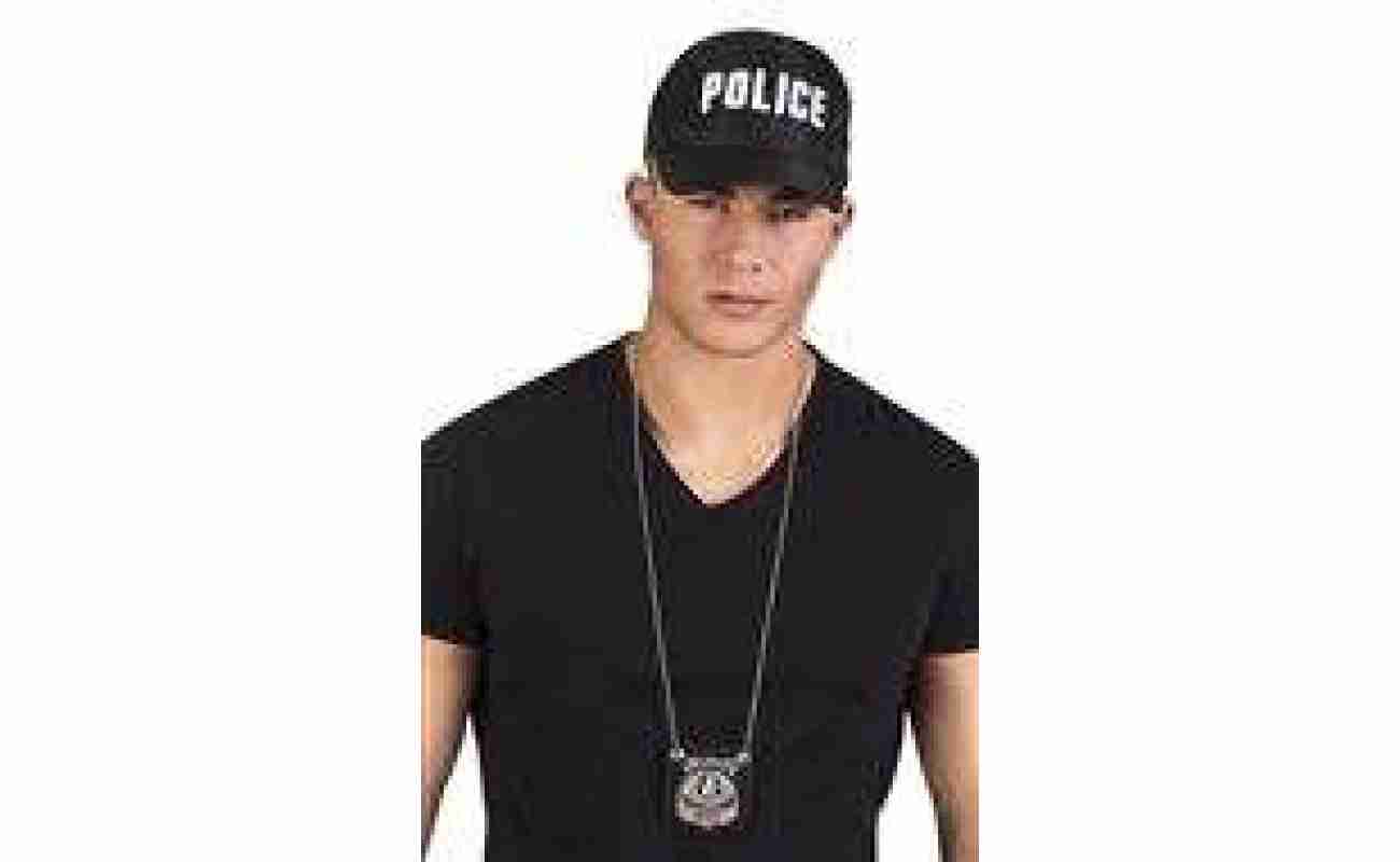 Police Badge - Necklace - Carnival Store
