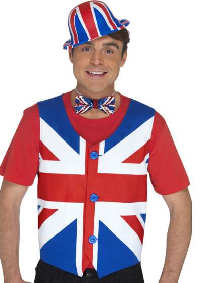 Union Jack Waistcoat - Carnival Store